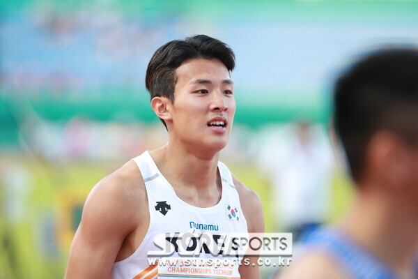 [U20 육상] '비주얼+실력 미쳤다!' 배건율, 400m 은메달+46초대 진입