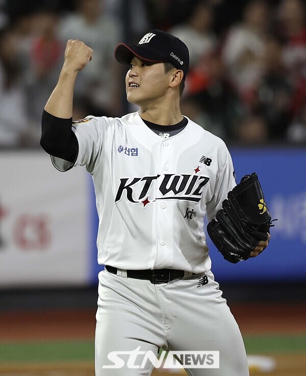 [준PO4 현장] KT 박영현 “뿌듯하다…우리는 0%의 확률을 100%로 만드는 팀”