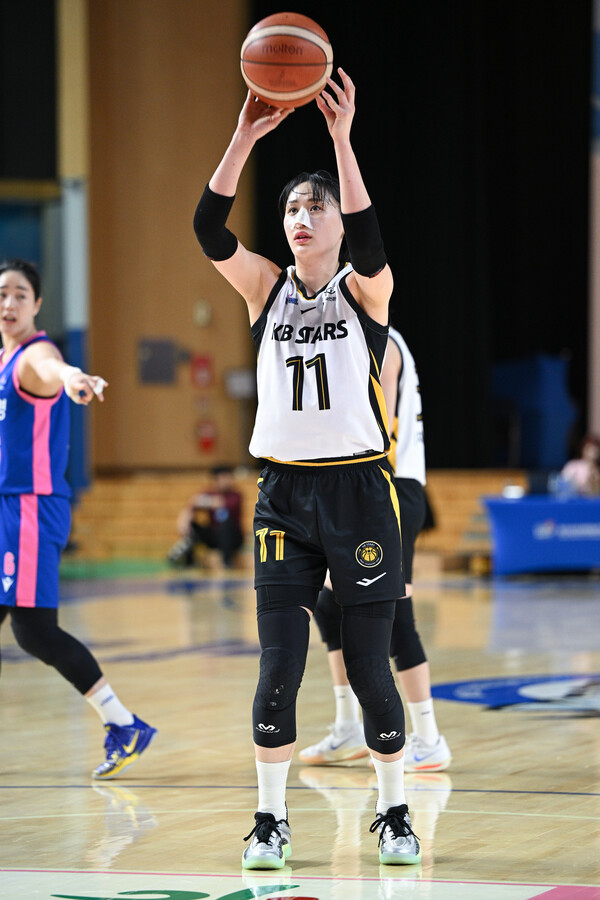 '코피 투혼' KB스타즈 강이슬 "PO만 생각했다"