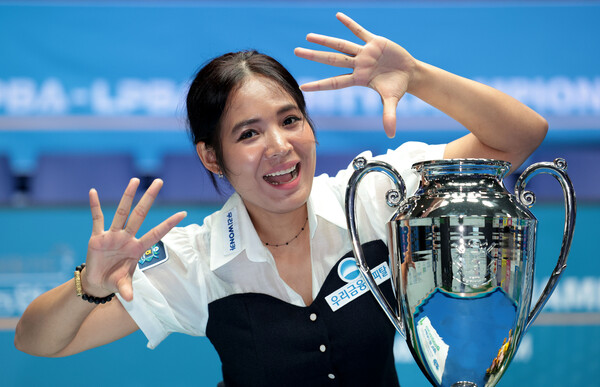 'LPBA 시즌 2승' 스롱 피아비, '여제' 김가영까지 넘어섰다