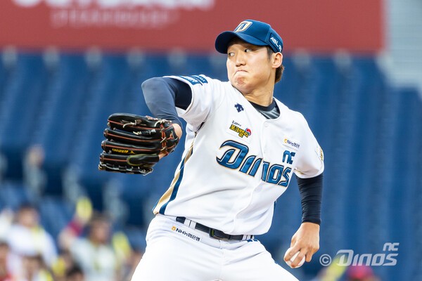 [WC1] '짠물+효율 투구' 구창모, 4회까지 삼진 3개+무실점